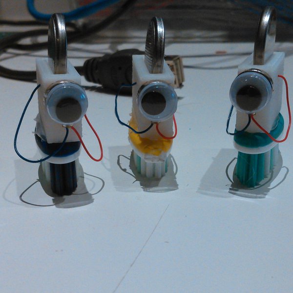 Minion (and snail) bristlebots | Hackaday.io