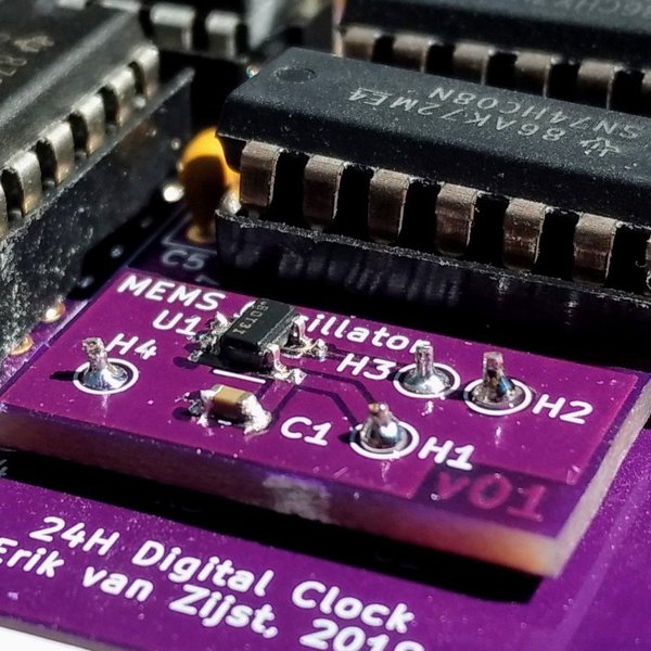 A zero-software digital clock from scratch | Hackaday.io