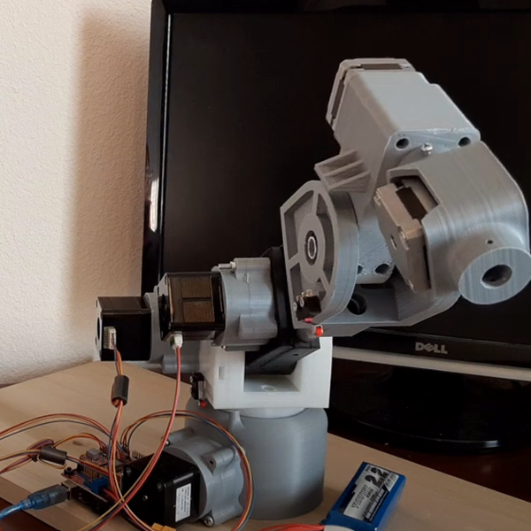 3D Printed 6DOF Robotic Arm | Hackaday.io