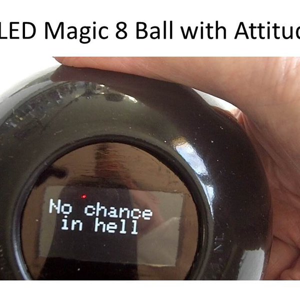 OLED Magic 8 Ball with Attitude | Hackaday.io