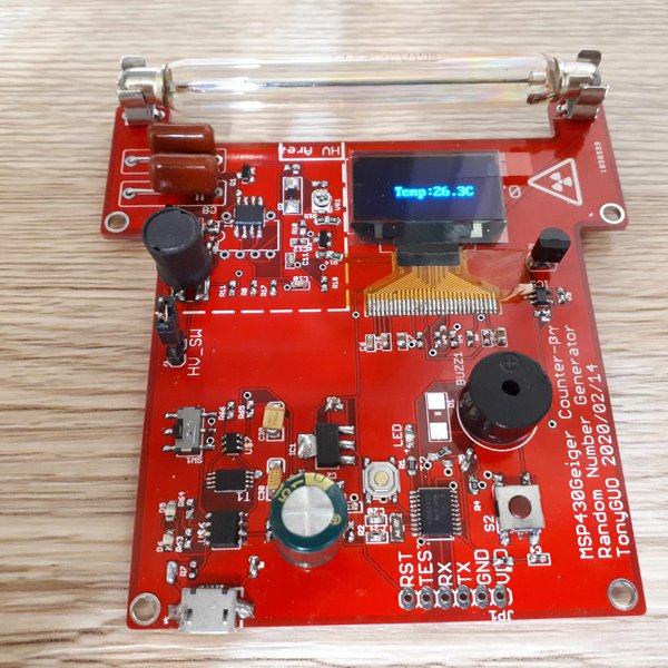 MSP430G2 Geiger Counter | Hackaday.io