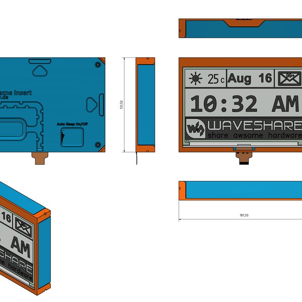 eInk Frame insert for 5"x7" Ribba Pictureframe | Hackaday.io