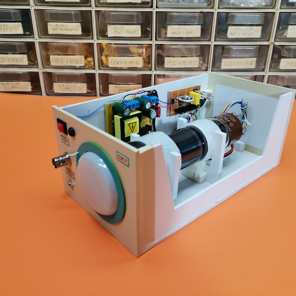 DIY simplest small CRT Oscilloscope | Hackaday.io