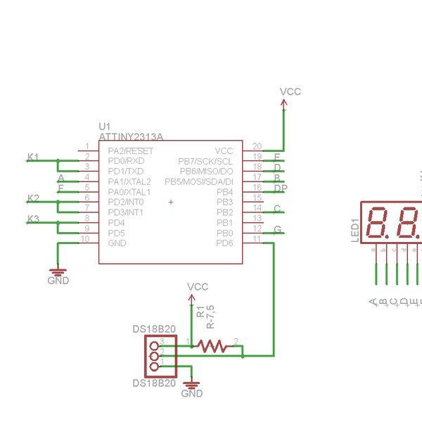 DIGITAL THERMOMETER | Hackaday.io