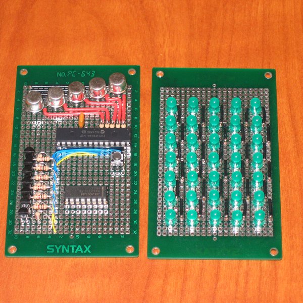 Addressable 7x5 LED Matrix display | Hackaday.io