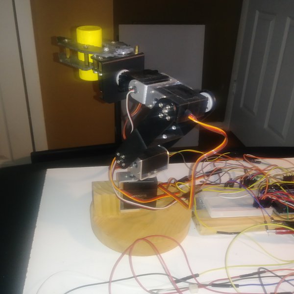 Controlling a Robotic Arm (5 DOF) using joysticks | Hackaday.io