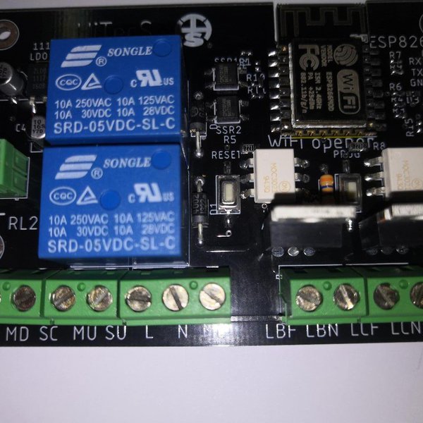Garage Opener PCB with ESP8266 | Hackaday.io