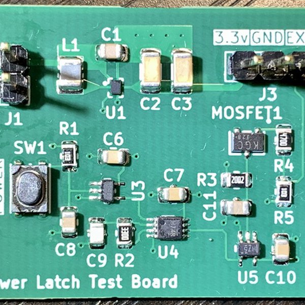 A simple 3.3v Boost Converter with Button Latch | Hackaday.io
