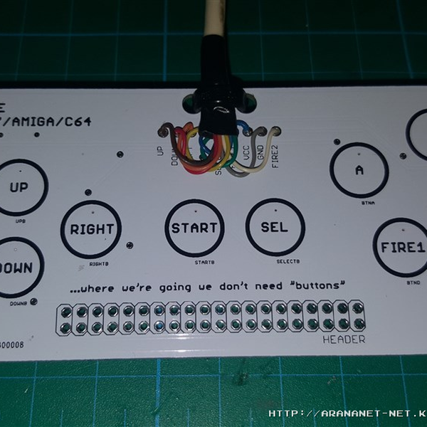 Capacitive Joystick for C64/Amiga and Raspberry Pi | Hackaday.io