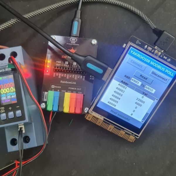 UniLink Modbus Poll: Unihiker+modbus | Hackaday.io
