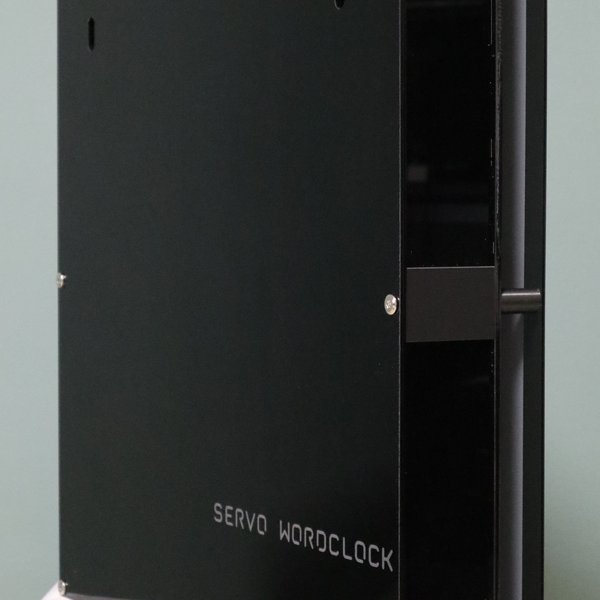 Servo Controlled Word Clock v2 | Hackaday.io