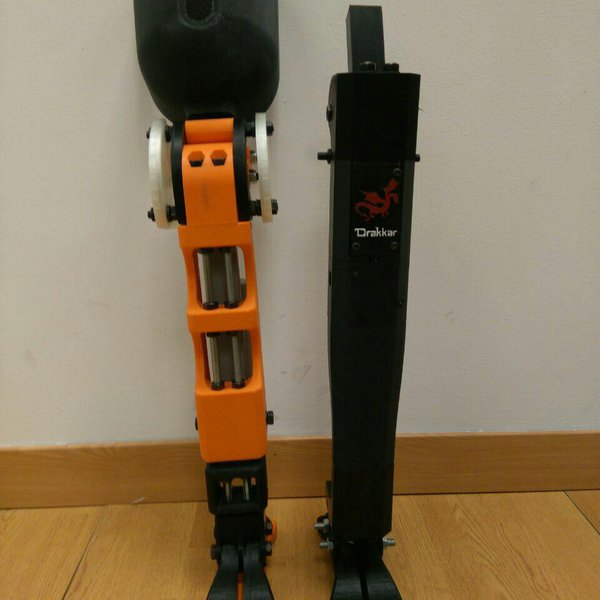 Drakkar - printable robotic prosthetic leg | Hackaday.io