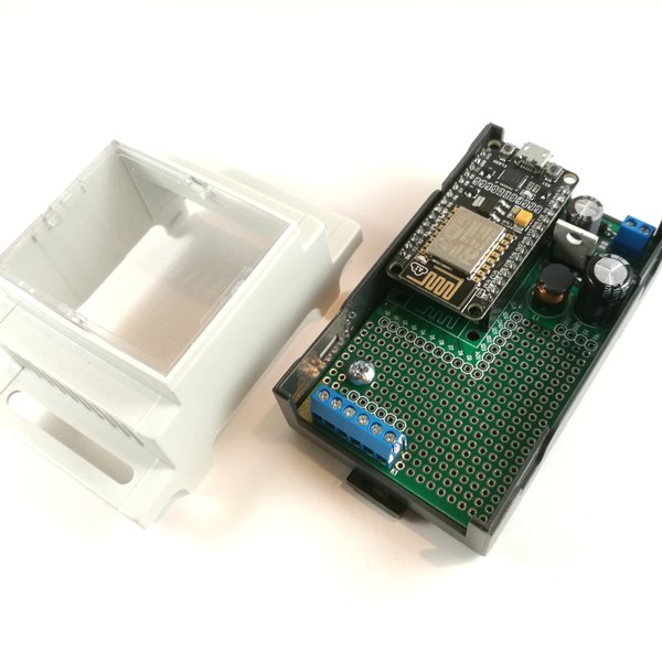 cap rail enclosure for NodeMCU | Hackaday.io