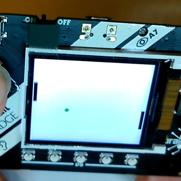 PyBadge Two Player Pong | Hackaday.io
