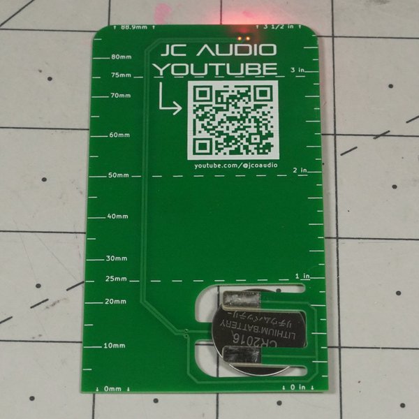 Light-Up Business Card PCB | Hackaday.io