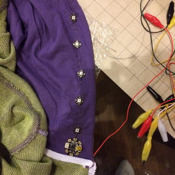 LED Hoodie | Hackaday.io