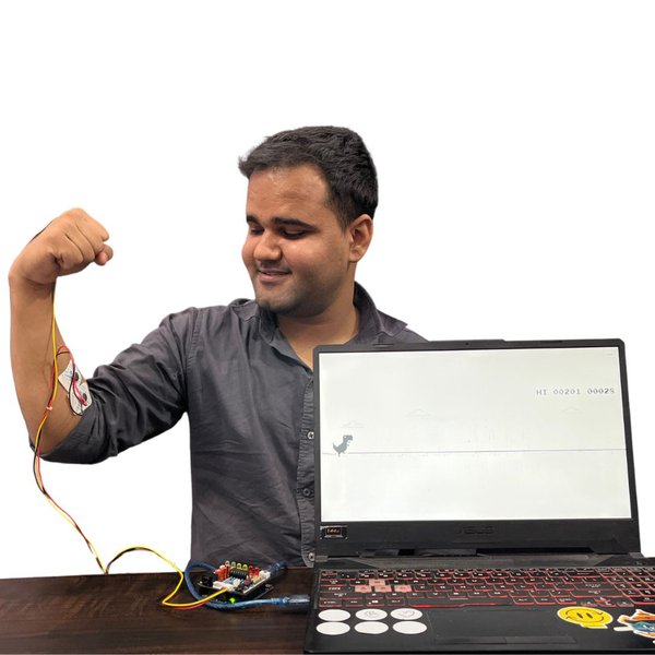 EMG dino game controller | Hackaday.io