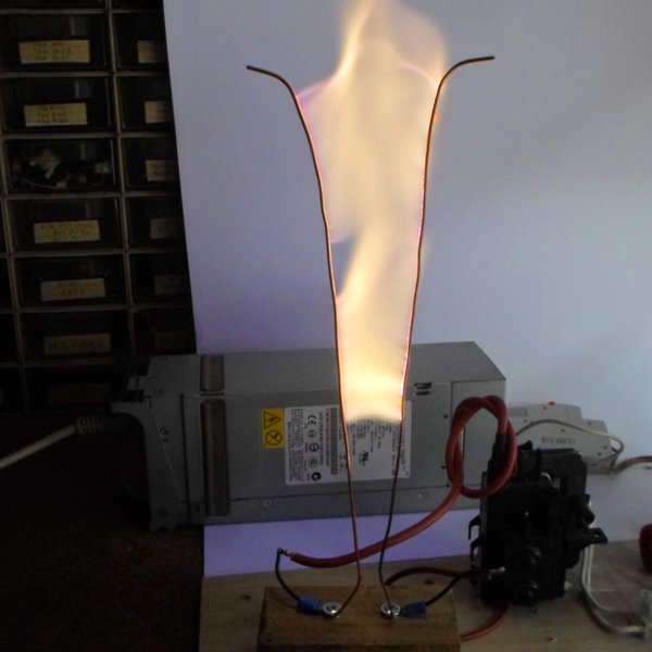 How to make simple high voltage traveling arc | Hackaday.io