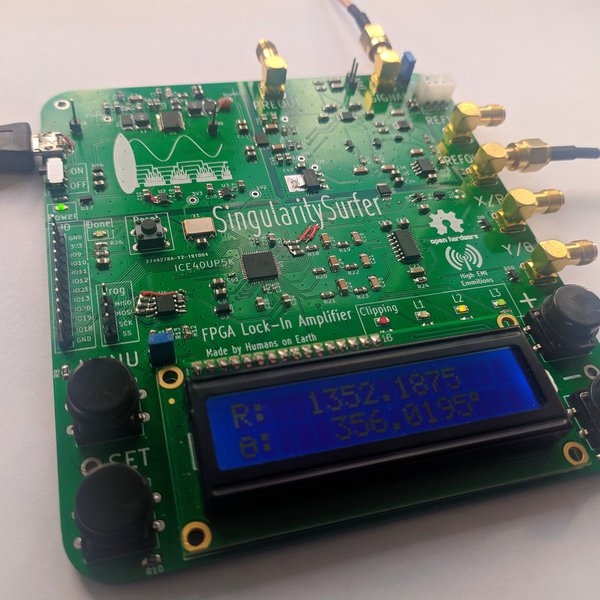 SingularitySurfer: An FPGA Lock-In Amplifier | Hackaday.io