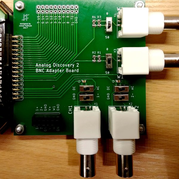 Custom Analog Discovery BNC Adapter Board | Hackaday.io Custom Analog Discovery BNC Adapter Board | Hackaday.io