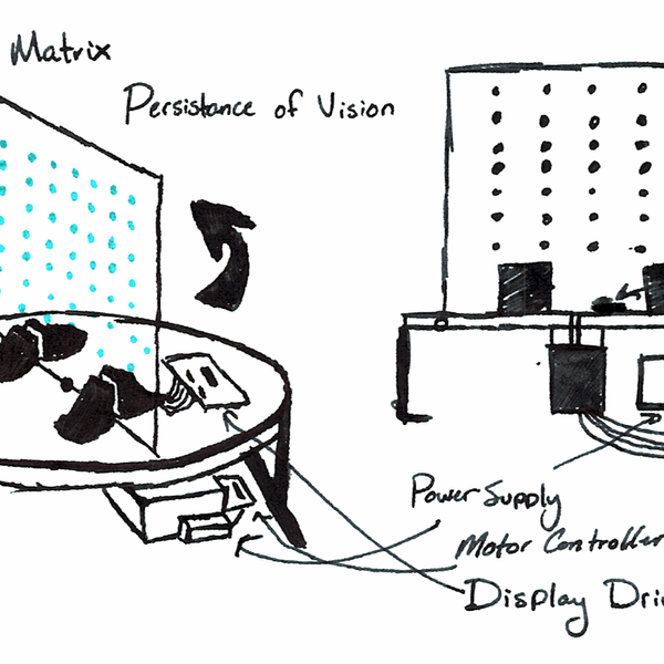 Persistence of Vision LED Matrix | Hackaday.io