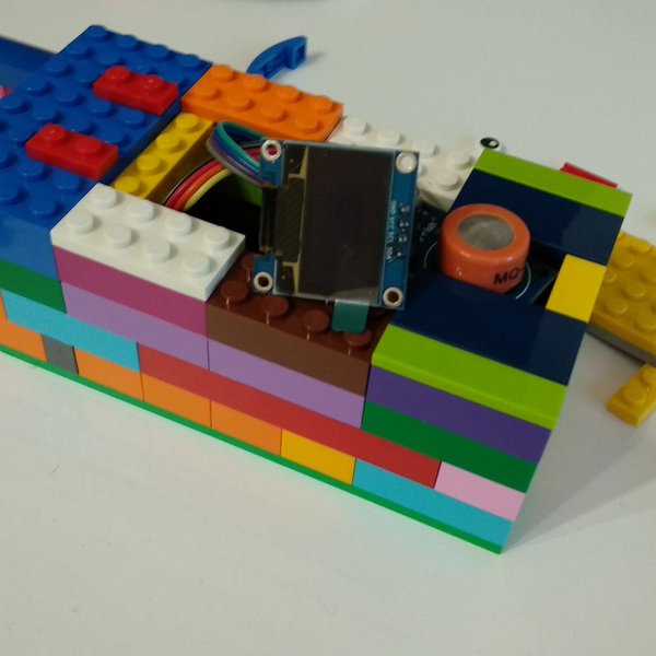 Do It Yourself Breathalyzer with MQ-3 & LEGO Brick | Hackaday.io