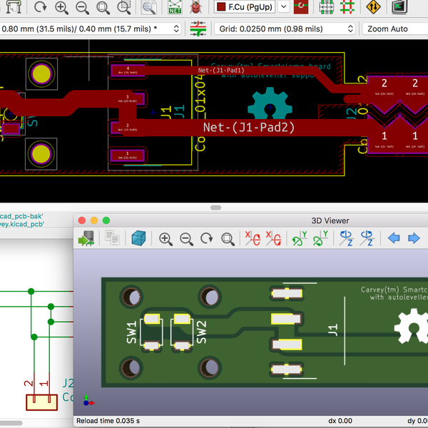 Inventables carvey board for PCB milling autolevel | Hackaday.io