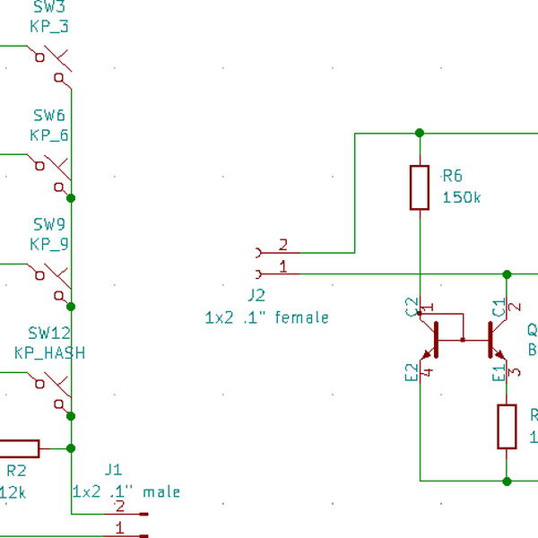 Two-Wire Matrix Keypad to Analog Input | Hackaday.io