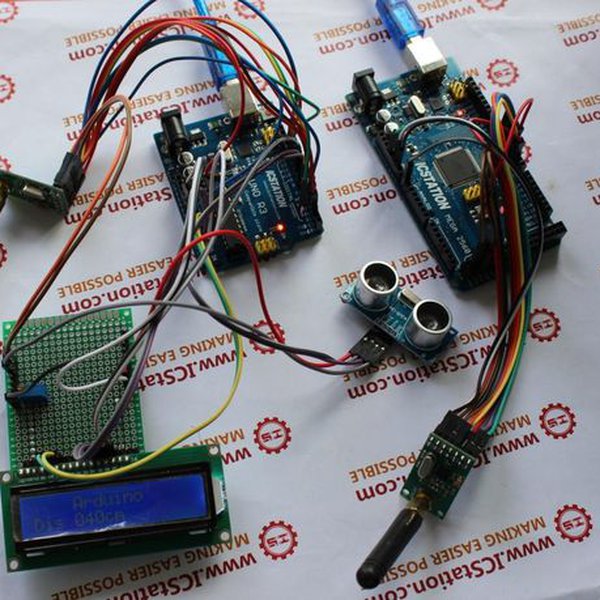 Ultrasonic Distance Measurement NRF905 Transmissio | Hackaday.io