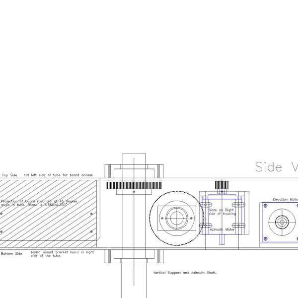 Satellite Antenna Rotator Mechanical System | Hackaday.io