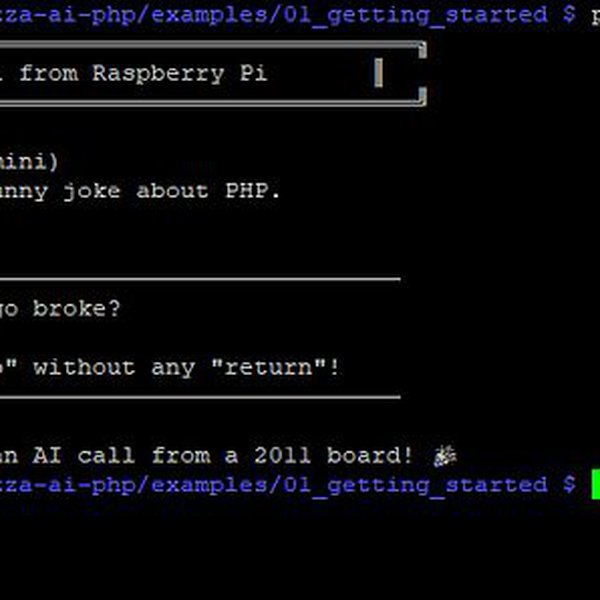 Datapizza-AI PHP | Hackaday.io