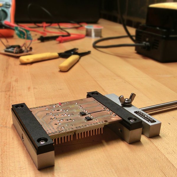 Stickvise - low profile soldering vise | Hackaday.io