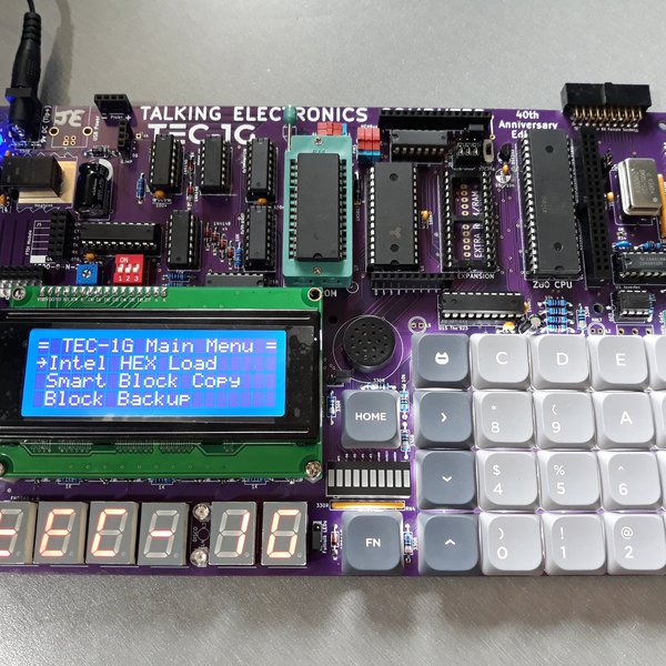 TEC-1G: 40 year Anniversary Z80 SBC | Hackaday.io