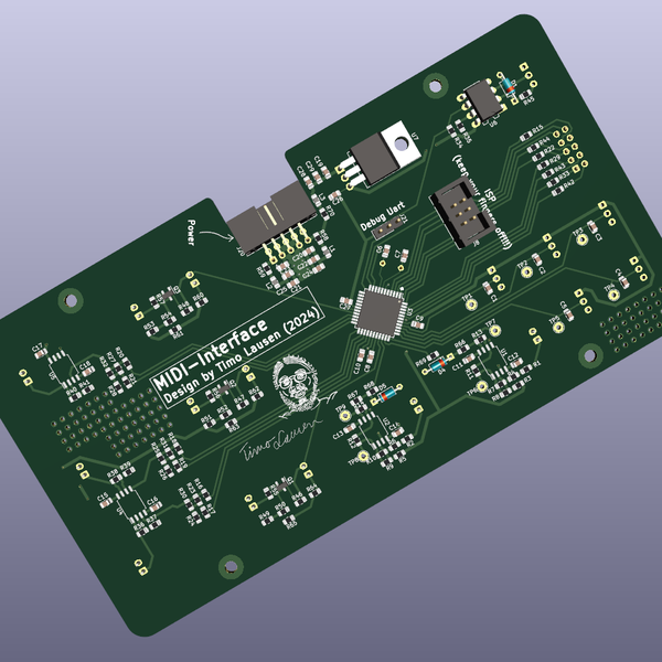Midi Interface And Oscillator For Kosmo Synthesizer