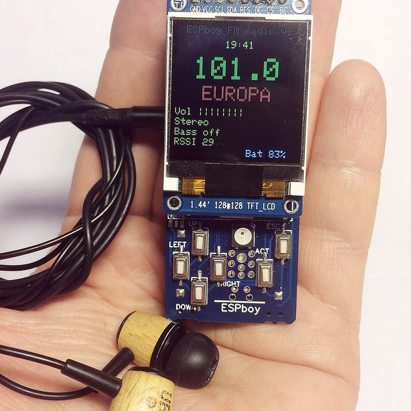 ESPboy - RetroGaming&Software development MuliTool | Hackaday.io