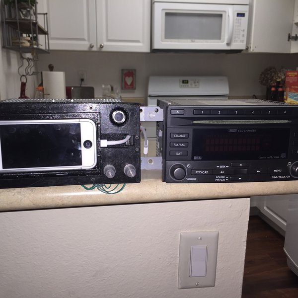 in-dash iPhone car stereo | Hackaday.io