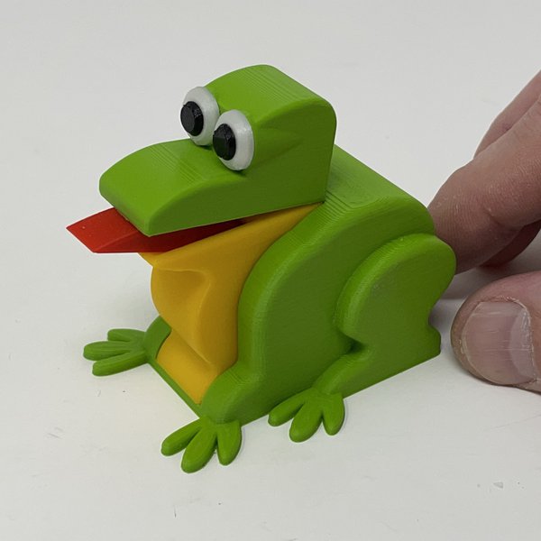 A 3D Printed Simple Mechanical Frog 2.0. | Hackaday.io