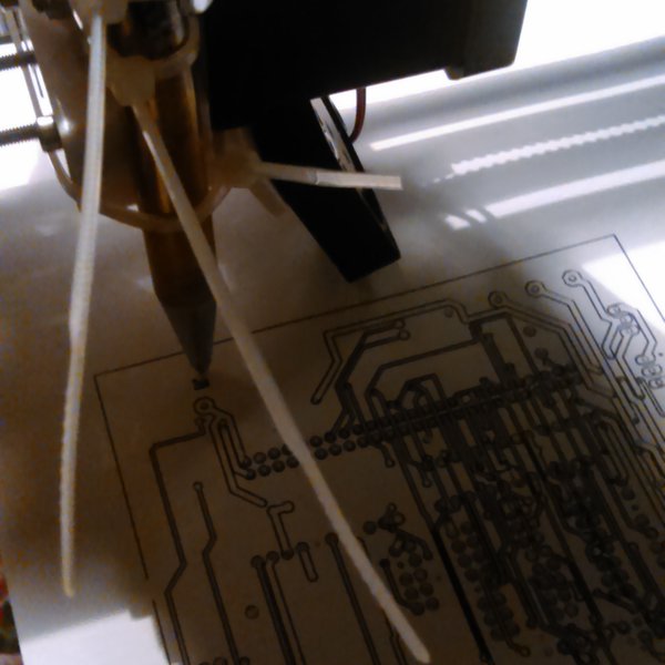 First output test PCB gerber on 3D printer | Hackaday.io