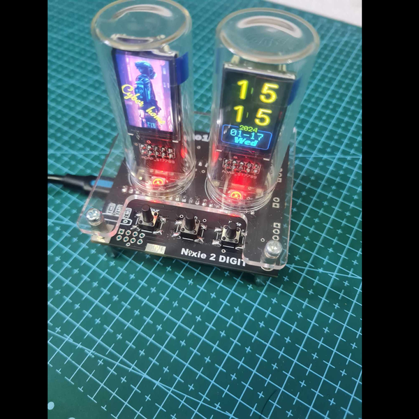 2 DIGIT Nixie Lcd Clock | Hackaday.io