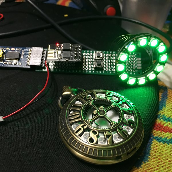 Neopixel pocket watch | Hackaday.io
