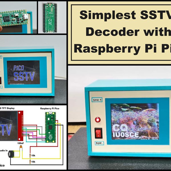 Raspberry Pi Pico SSTV Decoder- Images Over Radio | Hackaday.io