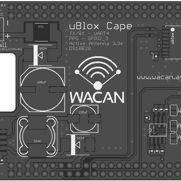 Beaglebone Ublox GPS Cape | Hackaday.io