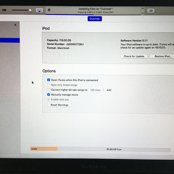 iPod (4th gen) with 128GB SD Storage | Hackaday.io