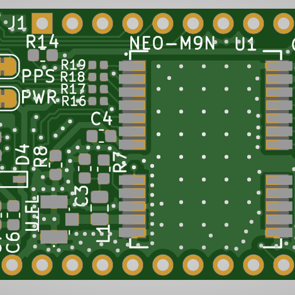 u-blox NEO-M9N GPS Featherwing | Hackaday.io