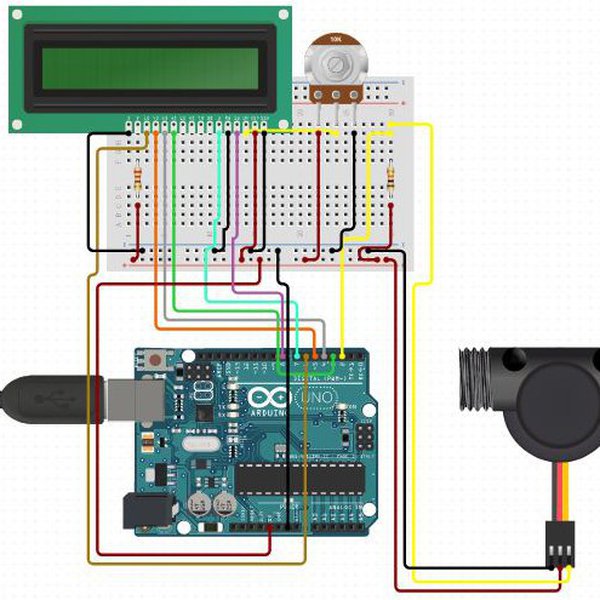 Measure Water Flow Rate Using Arduino And Sensor
