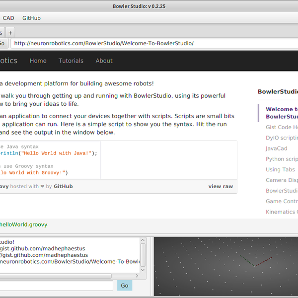 BowlerStudio: A robotics development platform | Hackaday.io