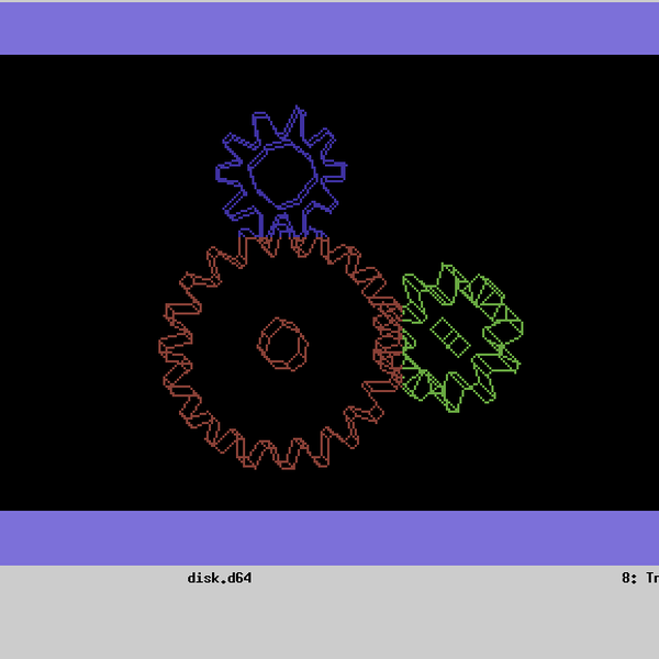 GLXgears on a commodore 64 | Hackaday.io