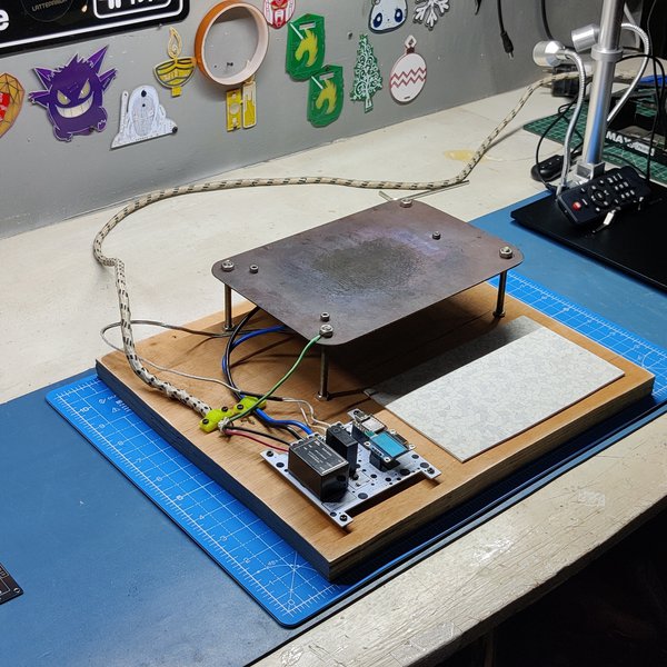 Makeshift Reflow Hotplate | Hackaday.io