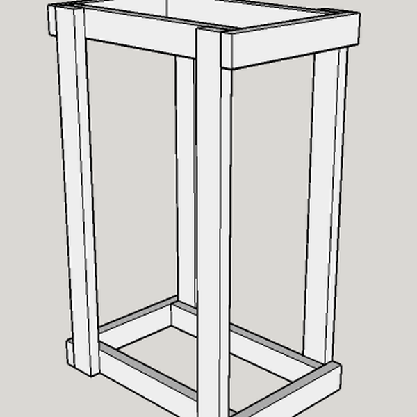 Ultra Simple 2x4 Server Rack | Hackaday.io