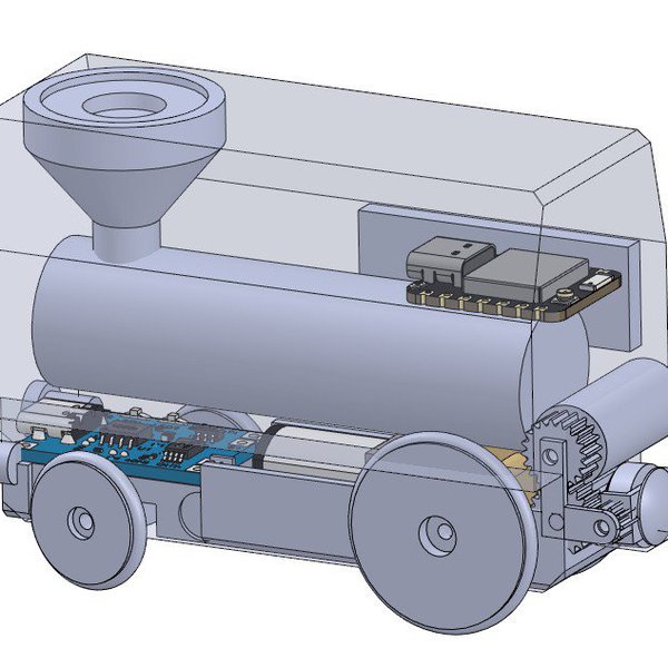 Locomotive for wooden tracks | Hackaday.io